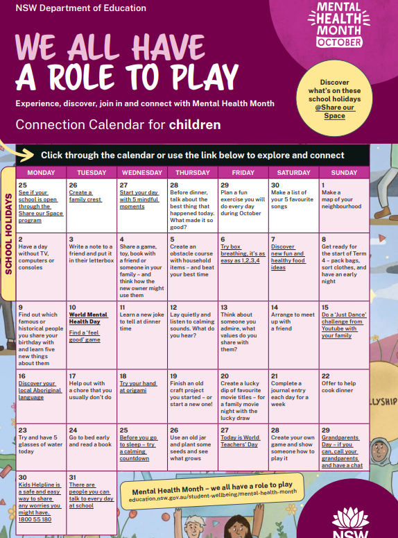 October is Mental Health Month - Our Lady of Good Counsel Forestville