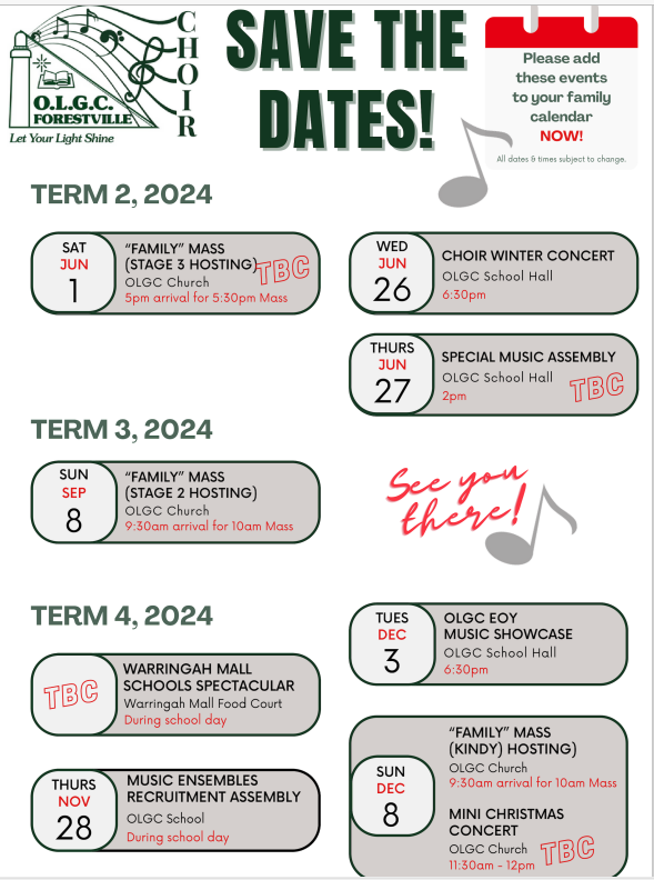 General Choir Information & Forms - Our Lady of Good Counsel Forestville